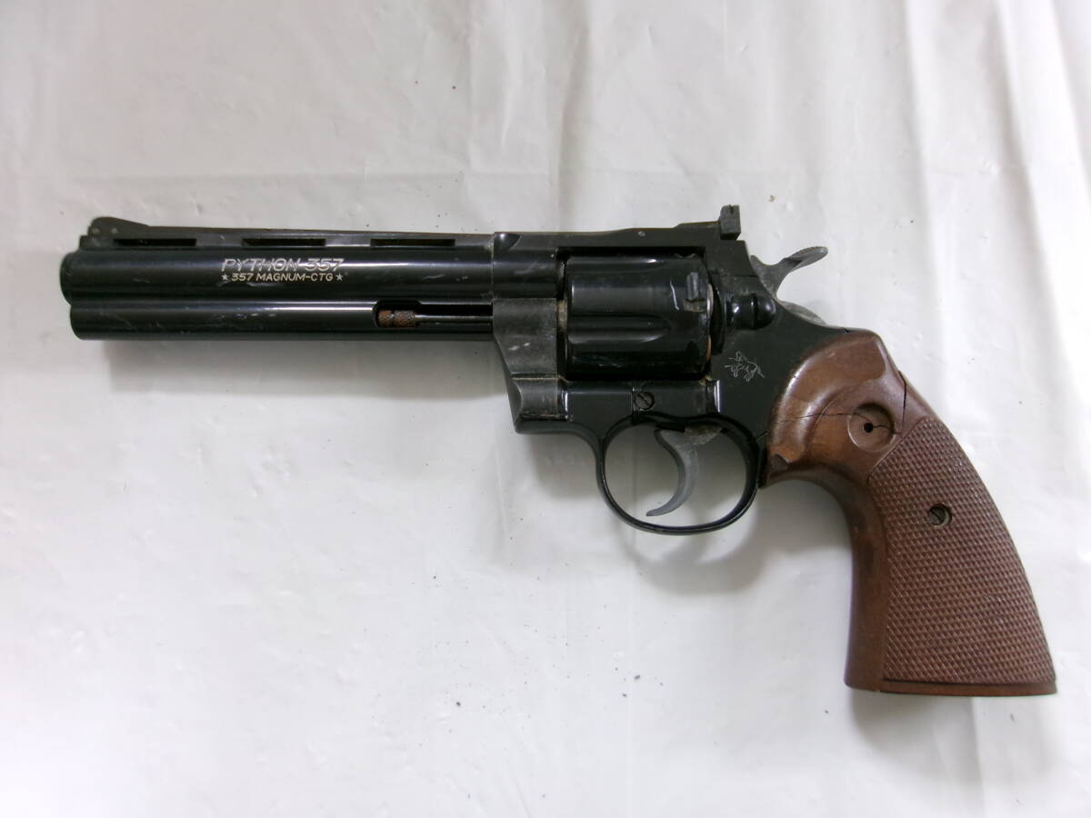 ② モデルガン SPG PYTHON 357 357 MAGNUM-CTG ジャンク(モデルガン)｜売買されたオークション情報、yahooの商品情報をアーカイブ公開 - オークファン ...