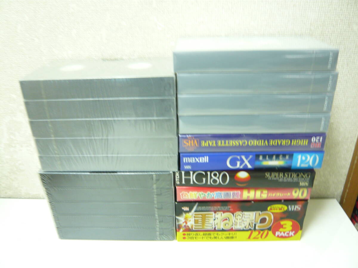 Yahoo!オークション - 未使用 VHSテープ11個セット 〈maxall120 TDK HG...