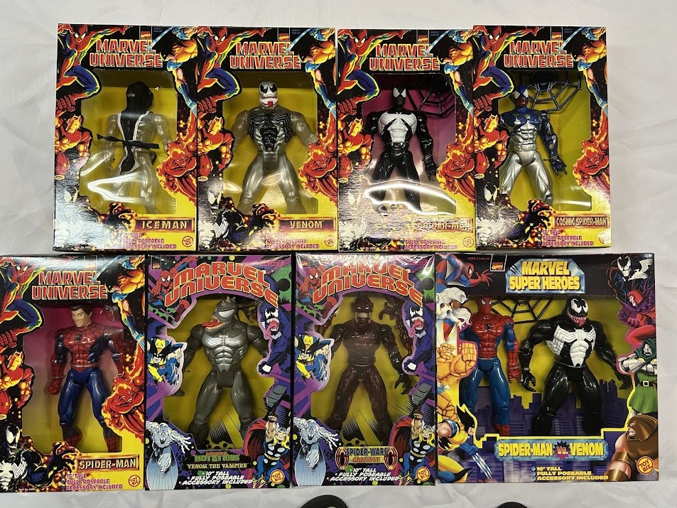 Yahoo!オークション - マーベルユニバース8種 12インチサイズ MARVE...