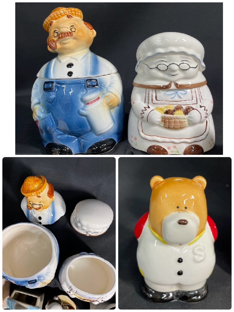 Yahoo!オークション - MIK953 置物 陶器 昭和レトロ ファンシー 亜土ち...