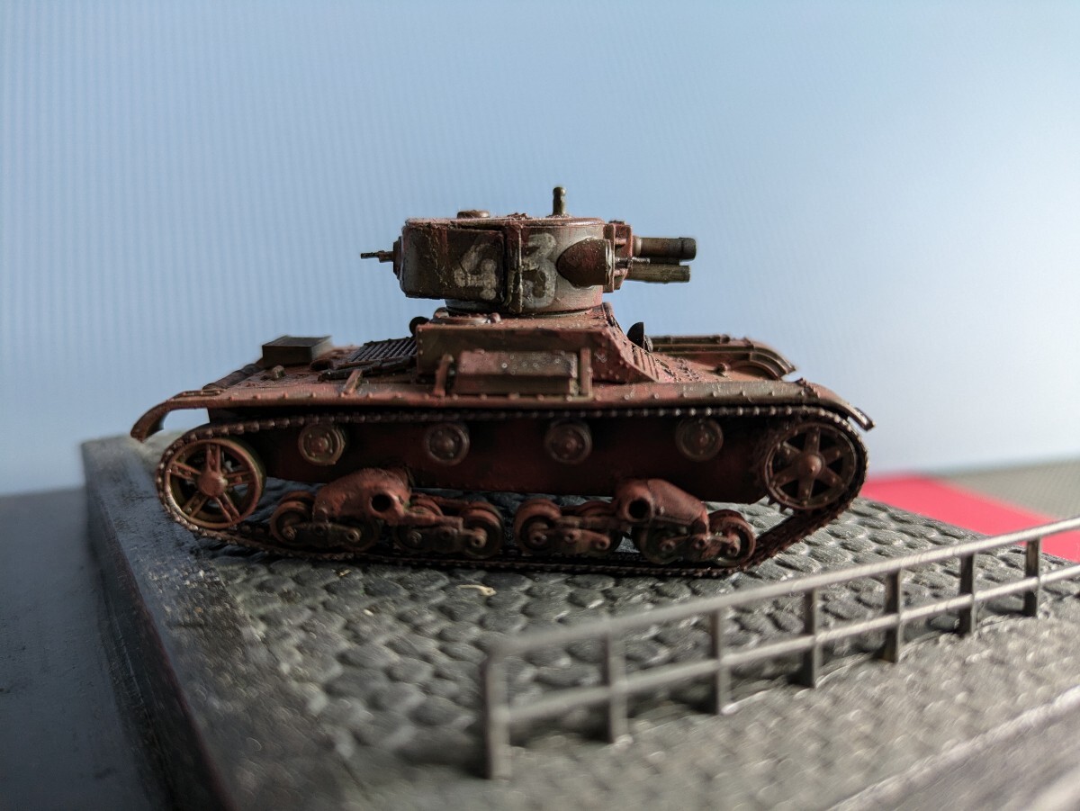 Yahoo!オークション - プラモデル完成品 ソビエトT26 軽戦車 1/72ユニ...