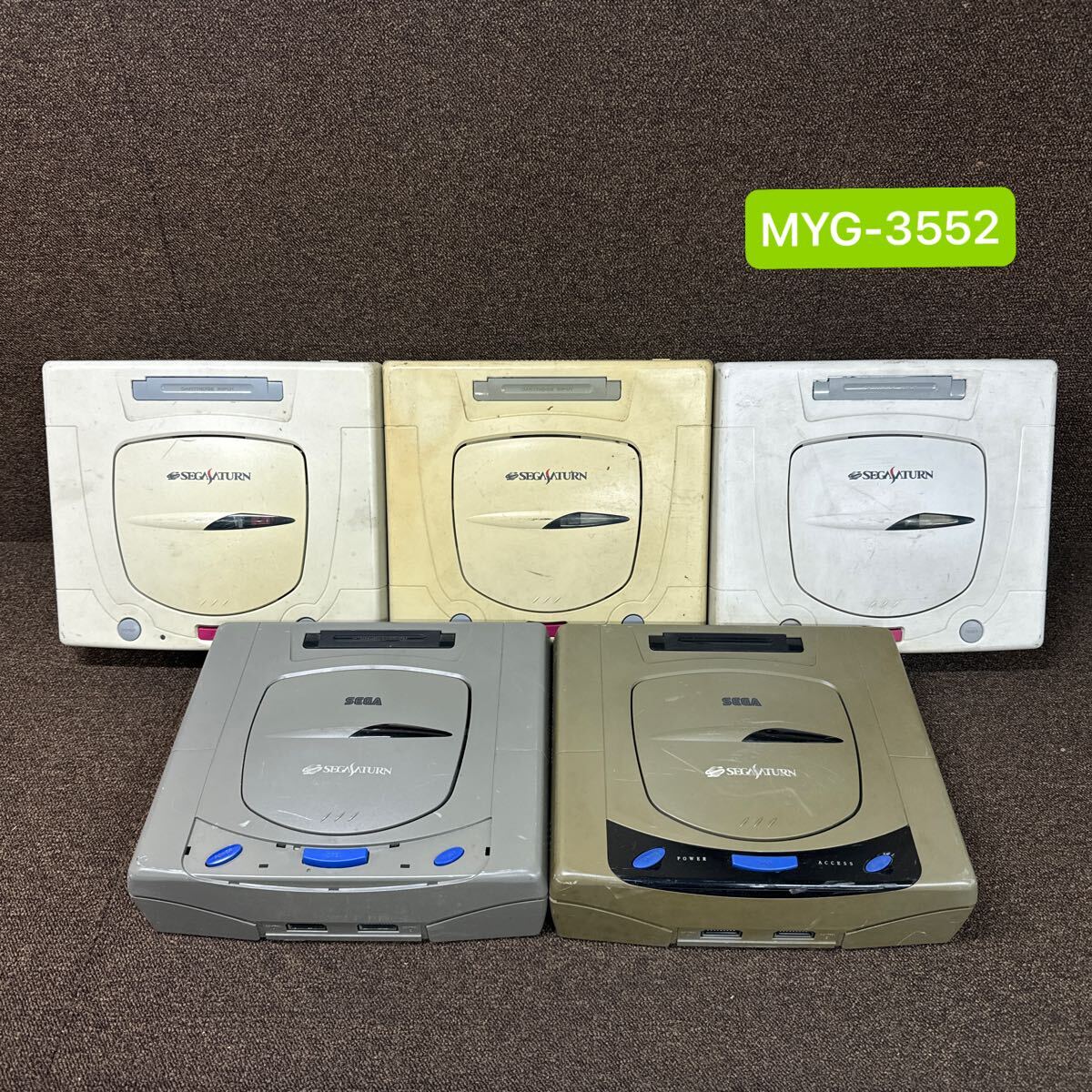 Yahoo!オークション - MYG-3552 激安 ゲー厶機 SEGA SEGASATURN 本体 5...