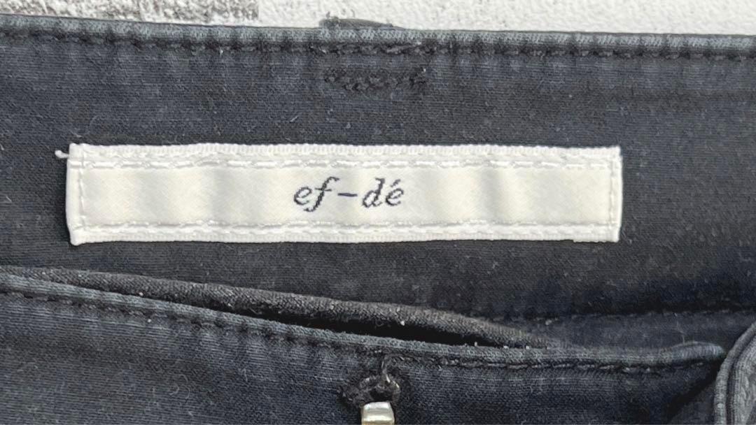 ef-de エフデ カジュアルパンツ 黒 9コットン(その他)｜売買されたオークション情報、yahooの商品情報をアーカイブ公開 - オークファン（aucfan.com）