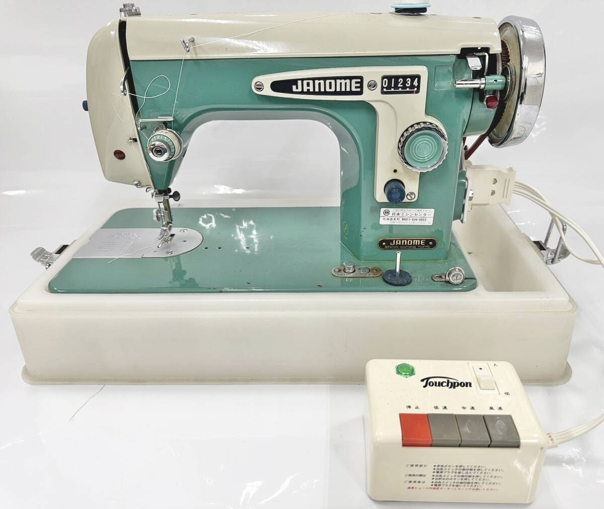Yahoo!オークション - ジャノメ JANOME J-C3 H9 ミシン グリーン アン...