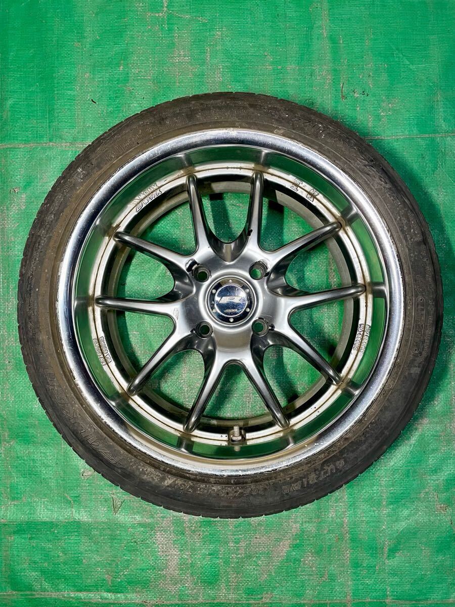 Yahoo!オークション - 希少 WORK MEISTER S2R 15インチ 4穴 PCD100 6.5...