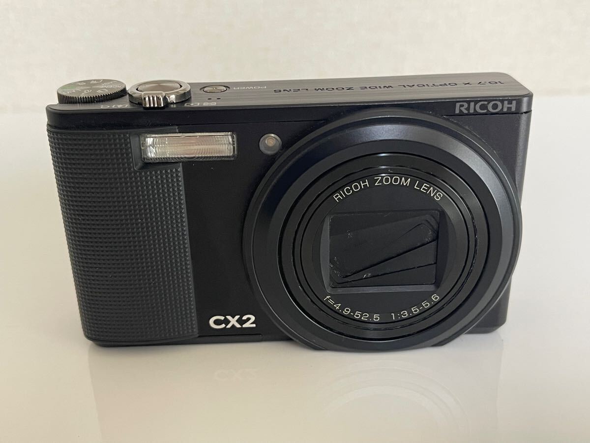 Yahoo!オークション - RICOH リコーCX2 デジタルカメラ ブラック 起動...