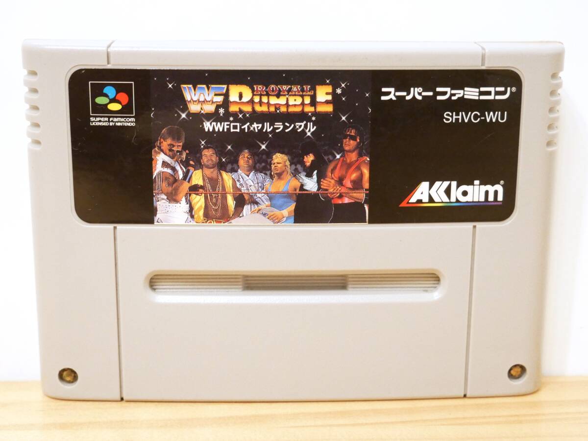 Yahoo!オークション - アクレイム SFC/スーパーファミコンソフト WWF...