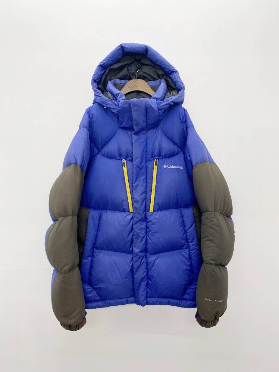 Yahoo!オークション - T5029 COLOMBIA OMNI-WIND ダウンジャケット メ...