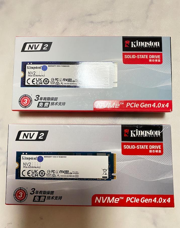 Yahoo!オークション - KINGSTON NV2 NVMe SSD 1TB x 2つ