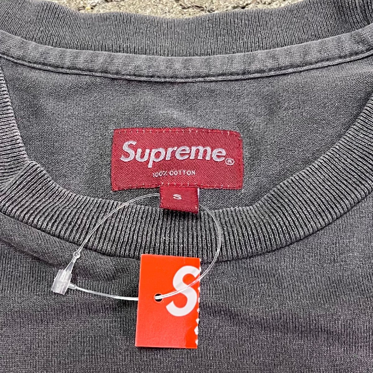 Yahoo!オークション - 17FW Supreme Overdyed L/S Top Black S シュプ...
