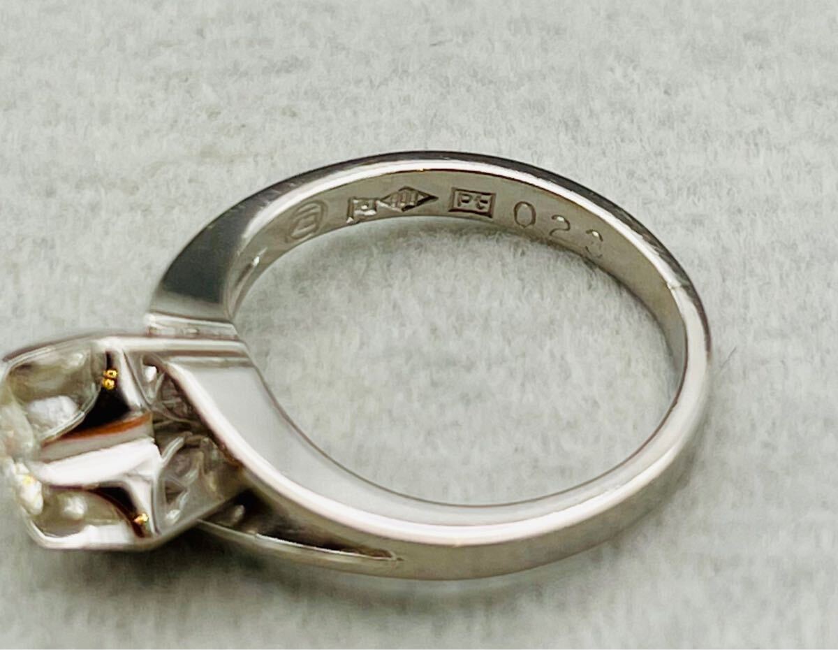 Yahoo!オークション - pt900 プラチナ 0.23ct天然ダイヤモンド リング ...