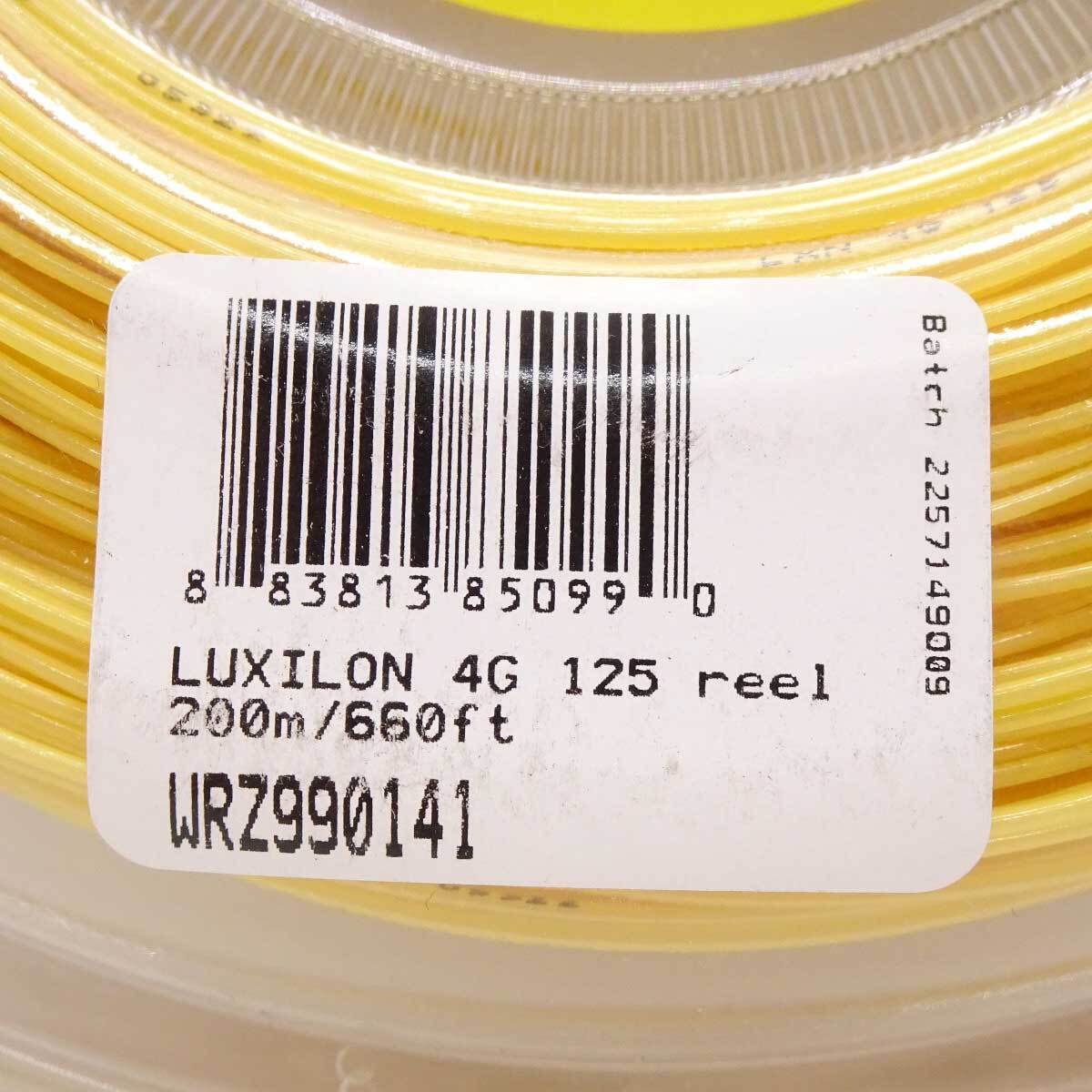 Yahoo!オークション - ルキシロン LUXILON 4G リール 125 硬式 テニス ...