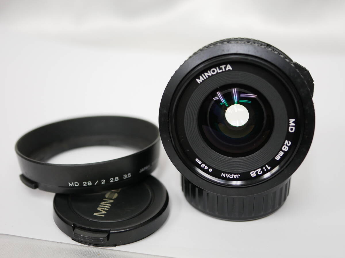 Yahoo!オークション - #7557 Minolta MD 28mm F2.8 ミノルタ 広角レン...