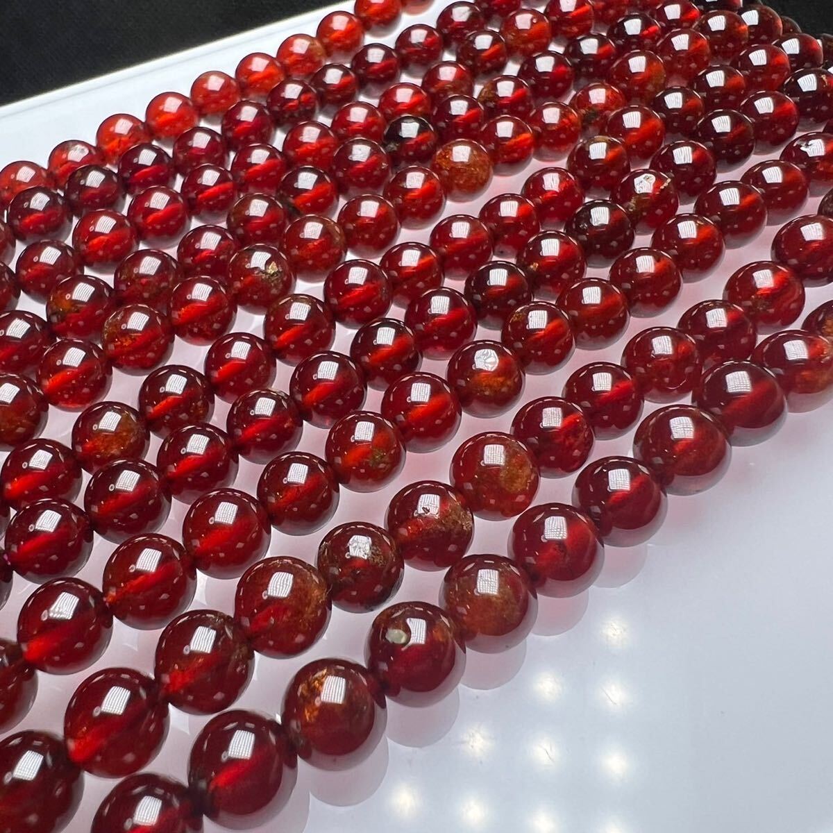 Yahoo!オークション - 高品質 ロードライトガーネット 6mm 54cm 連売り...