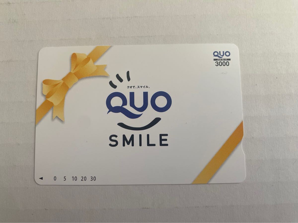 Yahoo!オークション - QUOカード 3000円