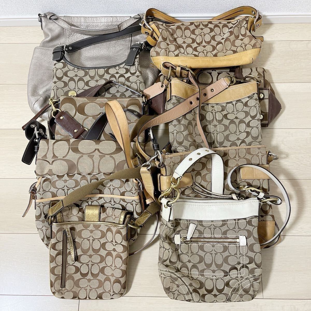 Yahoo!オークション - 1円スタート まとめ セット 11点 バッグ 鞄 coac...