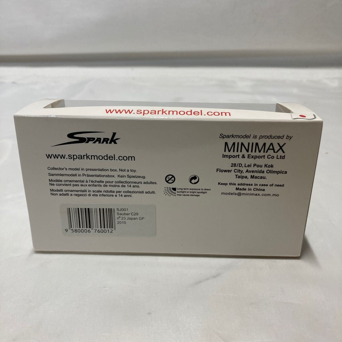 Yahoo!オークション - SPARK 1/43 Sauber C29 2010 #23 ミニカースポー...