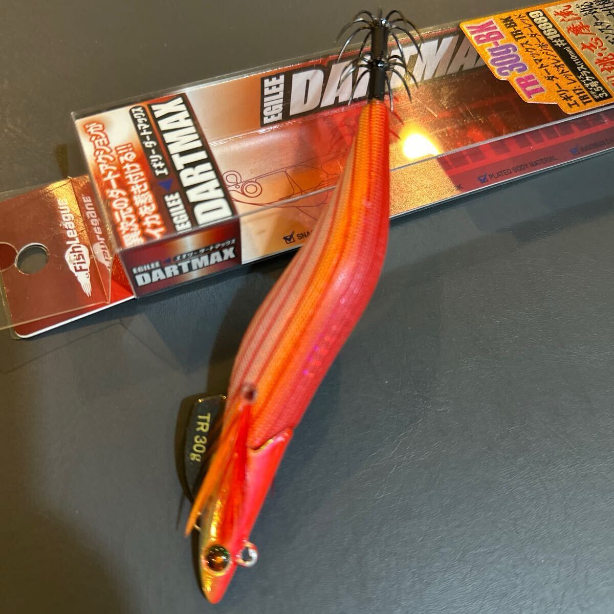 Yahoo!オークション - エギリー・ダートマックス TR 30g-BK TR17 レッ...