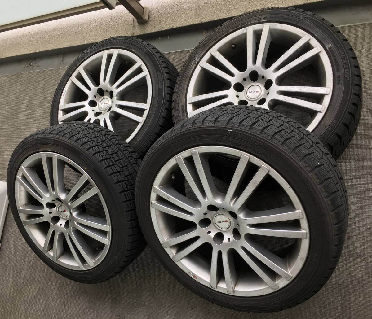 MAK アルミホイール PCD 108 スタッドレス ダンロップ 225/45R18 245/40R18 ジャガーXE 他(スタッドレスタイヤ)｜売買されたオークション情報、yahooの商品 ...