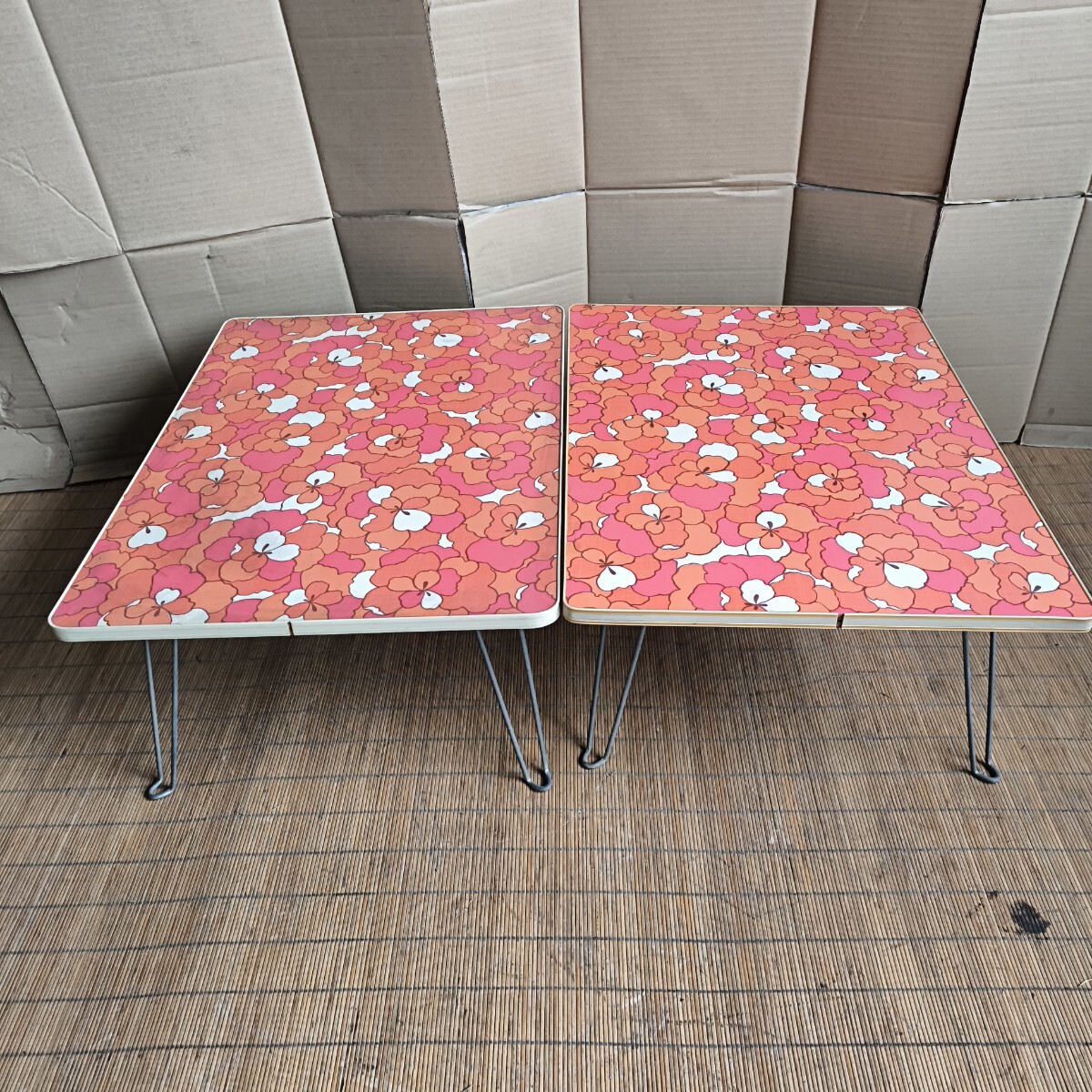 Yahoo!オークション - 【昭和レトロ ローテブルまとめ売り】年代物 中...