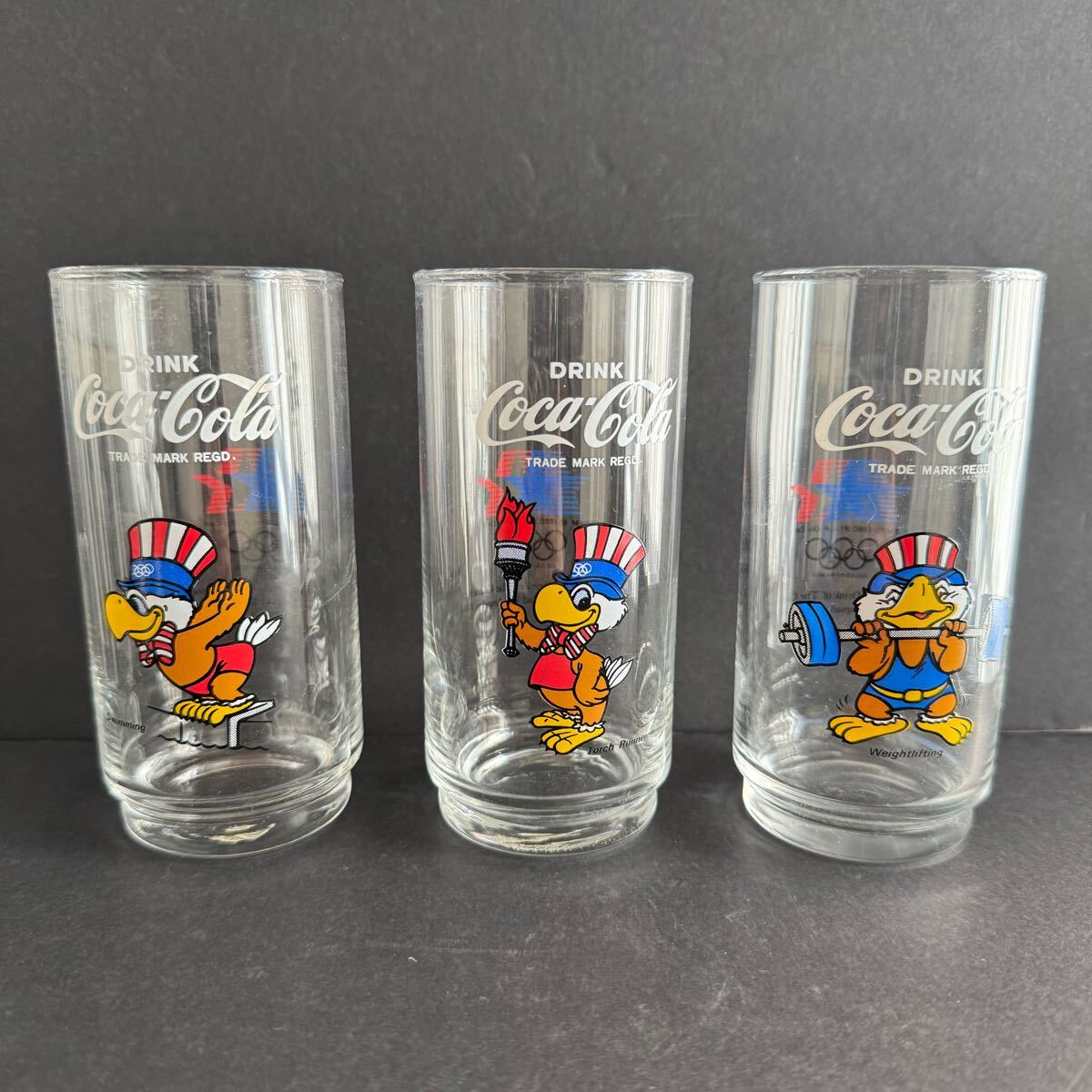 当時物 コカコーラ グラス ロサンゼルスオリンピック 昭和レトロ 3個まとめて(コカ・コーラ)｜売買されたオークション情報、yahooの商品情報をアーカイブ公開 - オークファン（aucfan ...