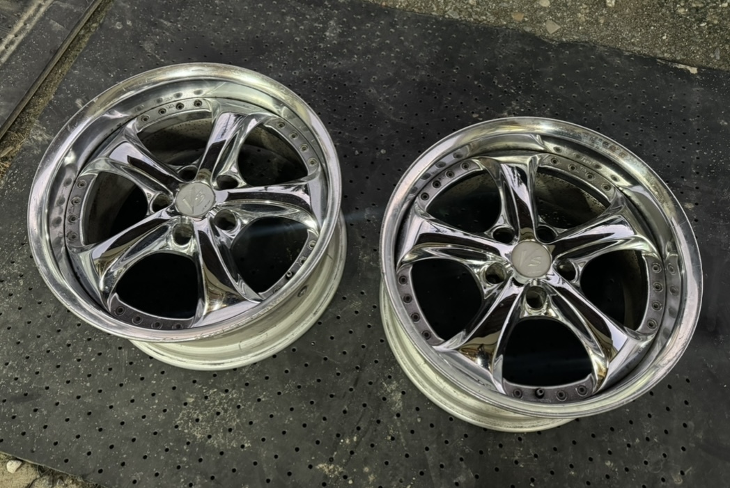 WORK VS-KF ワーク 17インチ 9J ＋35 深リム ドリケツ リバレル(社外品)｜売買されたオークション情報、yahooの商品情報をアーカイブ公開 - オークファン（aucfan.com）