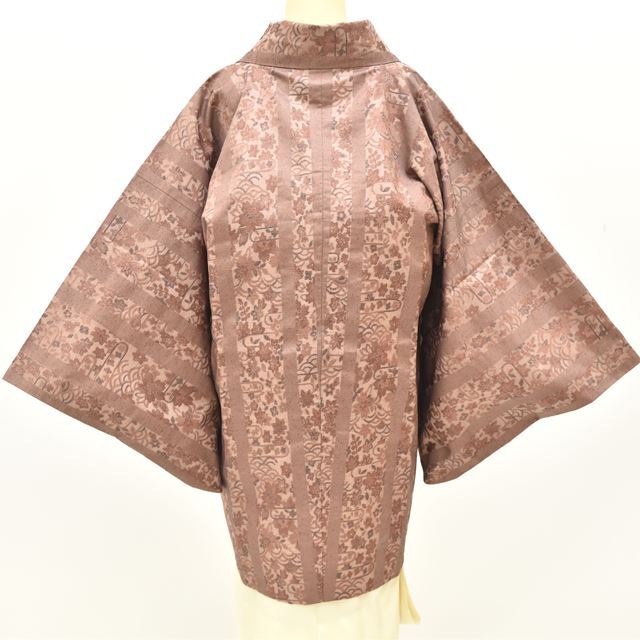 Yahoo!オークション - 1円 美品 道中着 交織 ピンク系 身丈78cm 同梱可...