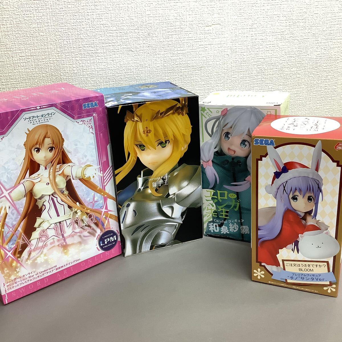 SAO ソードアートオンライン Fate ご注文はうさぎ か エロマンガ先生 アスナ 獅子王 和泉紗霧 チノ フィギュア まとめて(その他)｜売買されたオークション情報、yahooの商品情報を ...