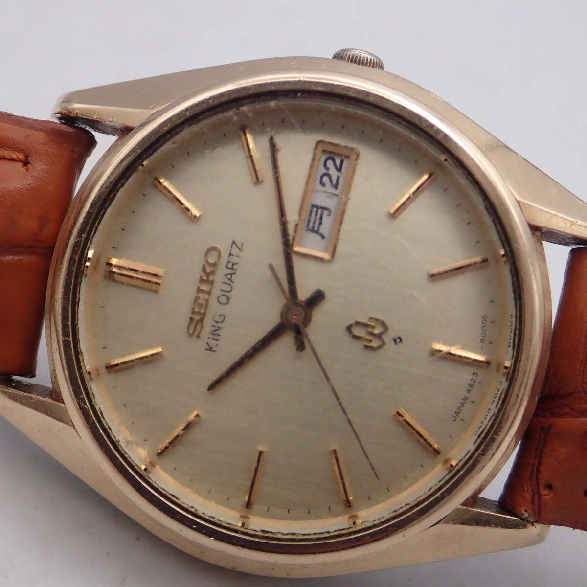 Yahoo!オークション - A/え04184/SEIKO セイコー/キングクオーツ/クオ...