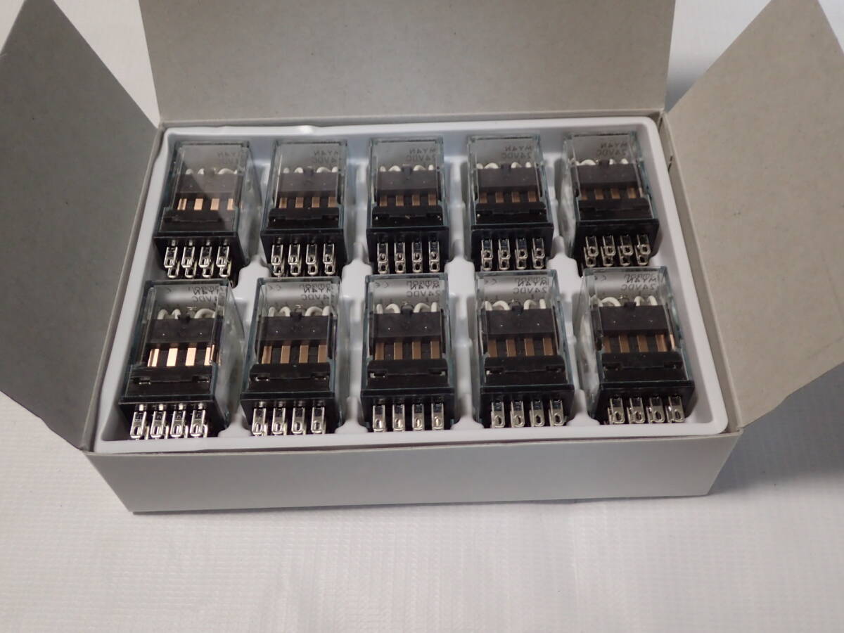 Yahoo!オークション - MY4N DC24V オムロン ミニパワーリレー10個