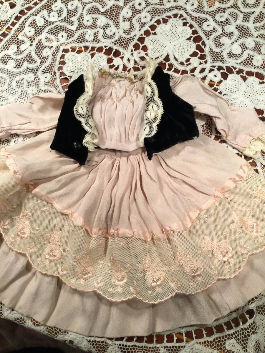 Yahoo!オークション - D1121-90 ヴィンテージ ドールドレス3点セット ...