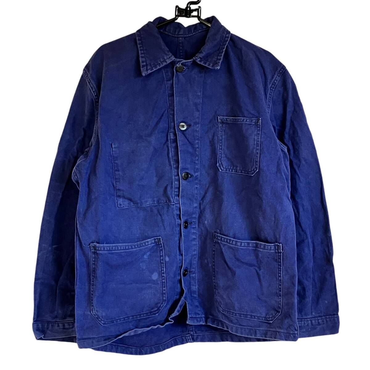 Yahoo!オークション - N19 フレンチワーク ユーロ古着 ワークジャケッ...