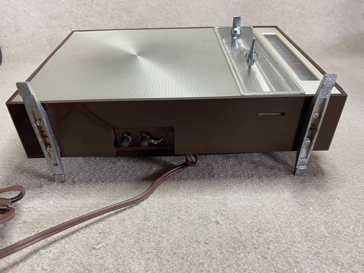 Yahoo!オークション - 昭和レトロ 三菱 時計付きラジオ FT-521 MITSUB...