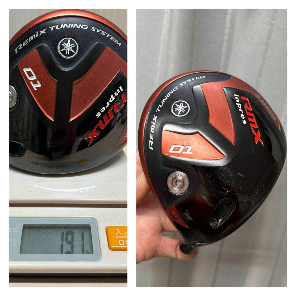 Yahoo!オークション - 綺麗/インプレス RMX 01 10.5°191gヘッド単品郵...