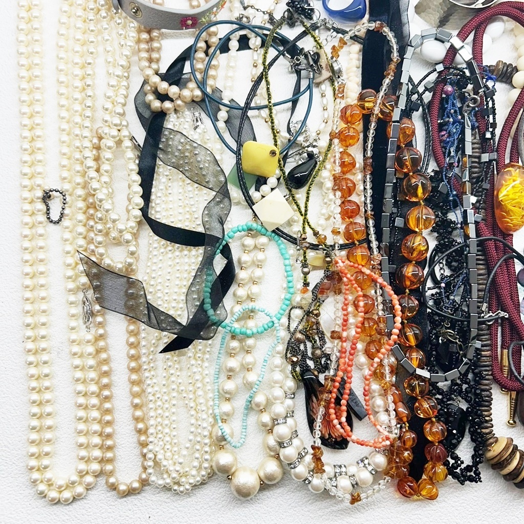 Yahoo!オークション - 【人気】アクセサリー まとめ 総重量 1 275g ネ...