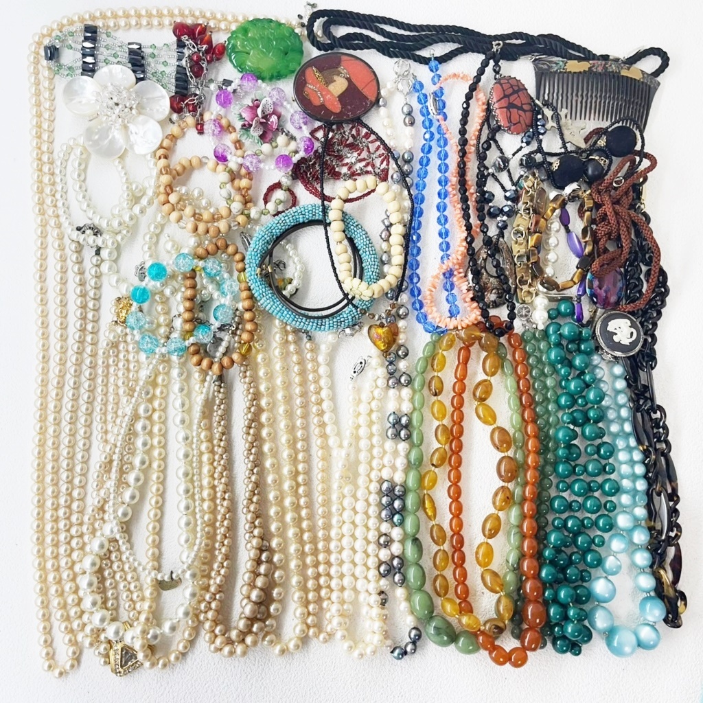 Yahoo!オークション - 【人気】アクセサリー まとめ 総重量 1 245g ネ...