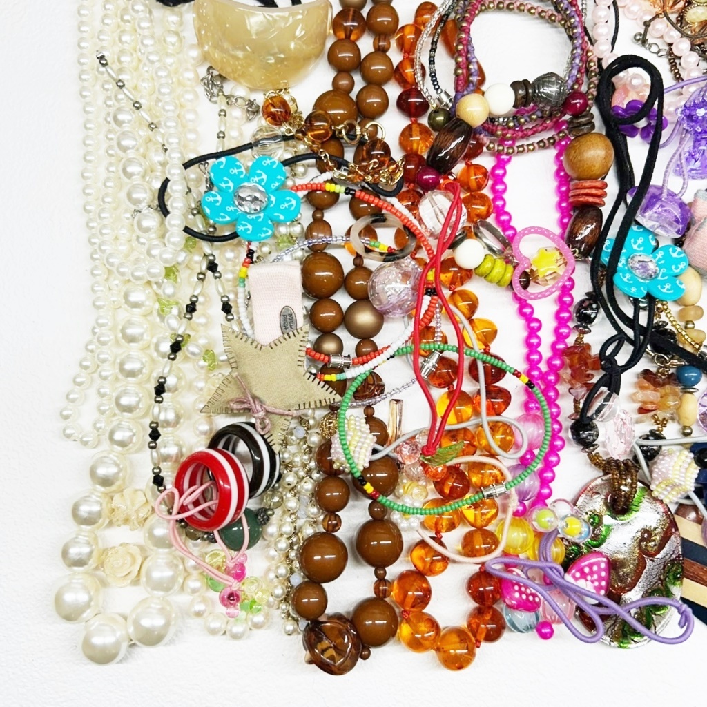 Yahoo!オークション - 【人気】アクセサリー まとめ 総重量 725g ネッ...