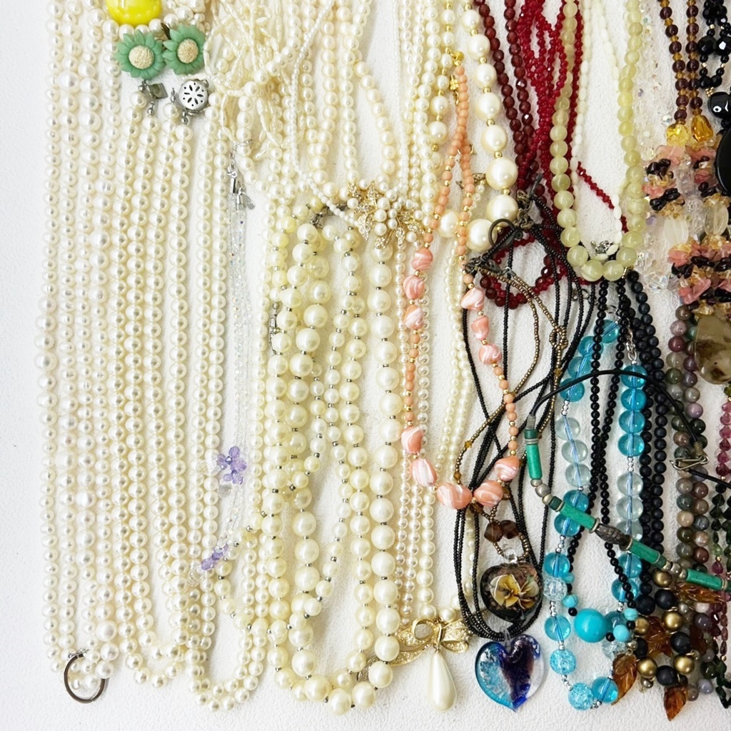 Yahoo!オークション - 【人気】アクセサリー まとめ 総重量 1 430g ネ...