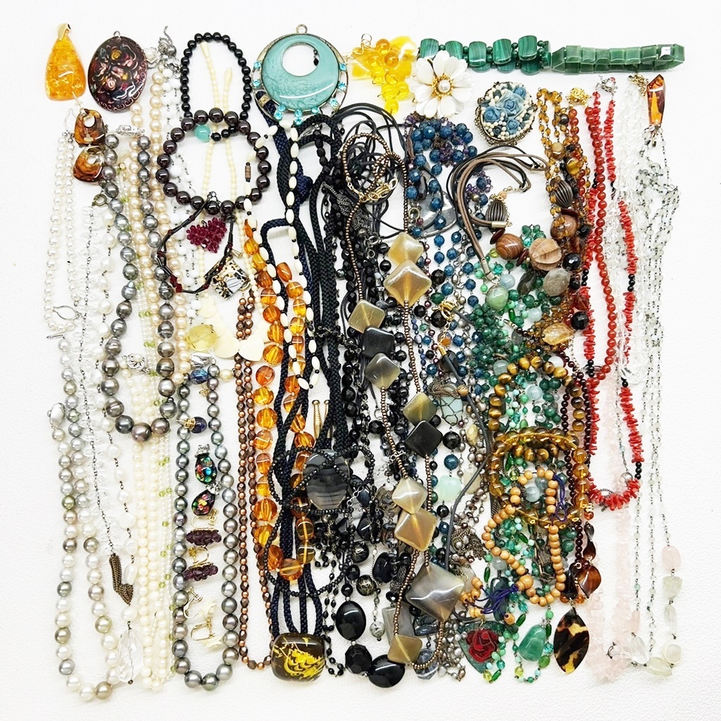 Yahoo!オークション - 【人気】アクセサリー まとめ 総重量 1 430g ネ...