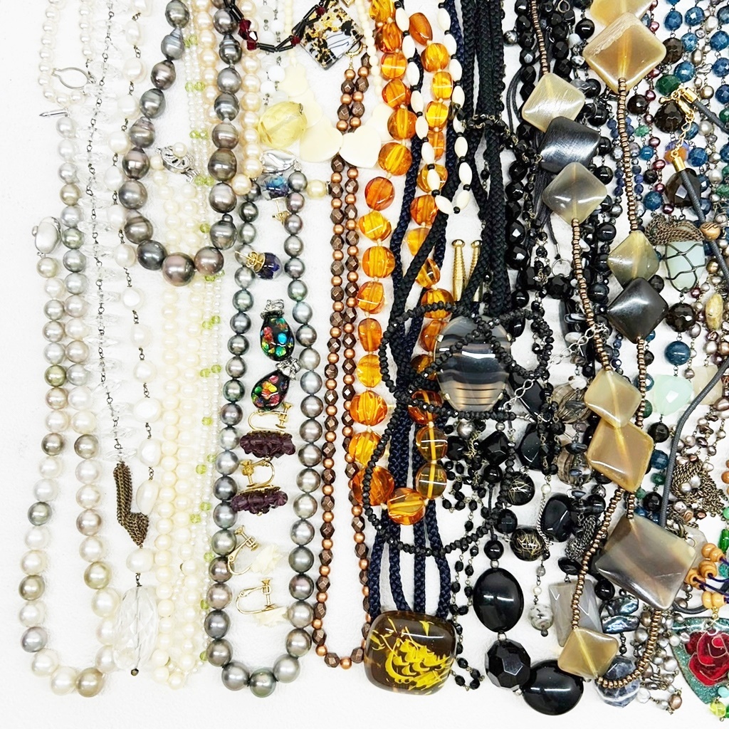 Yahoo!オークション - 【人気】アクセサリー まとめ 総重量 1 430g ネ...