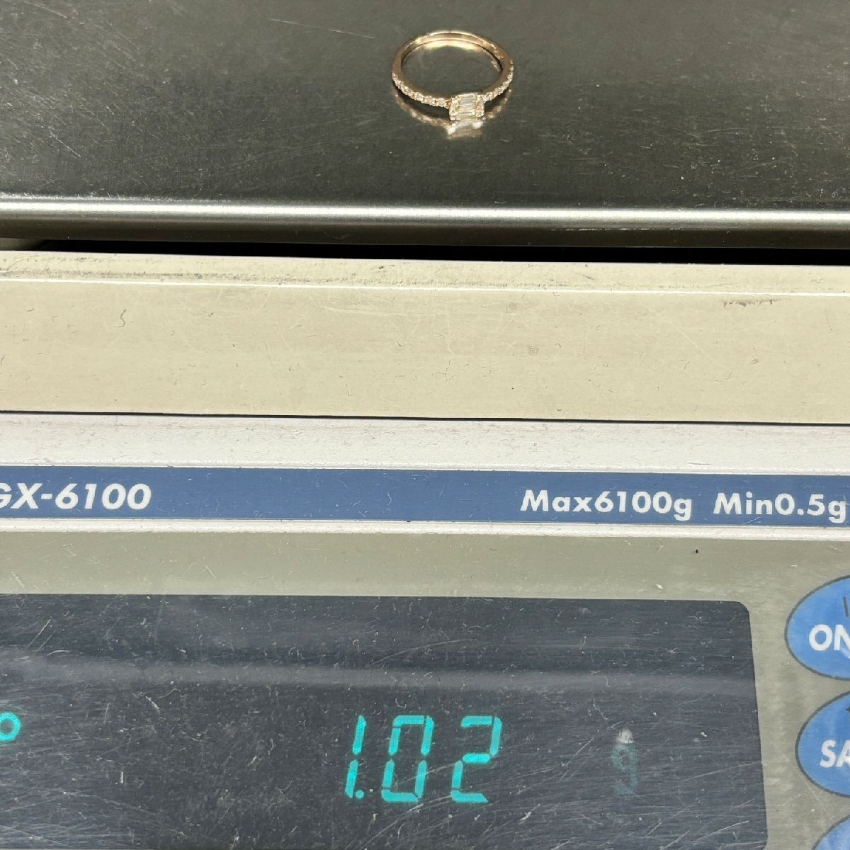 Yahoo!オークション - ダイヤモンド0.2ct K18PG バケット エタニティ...