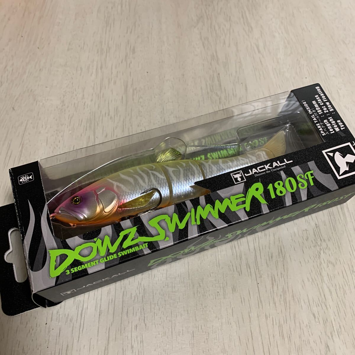 Yahoo!オークション - tr5 新品JACKALL/ジャッカル DOWZSWIMMER 180SF ...