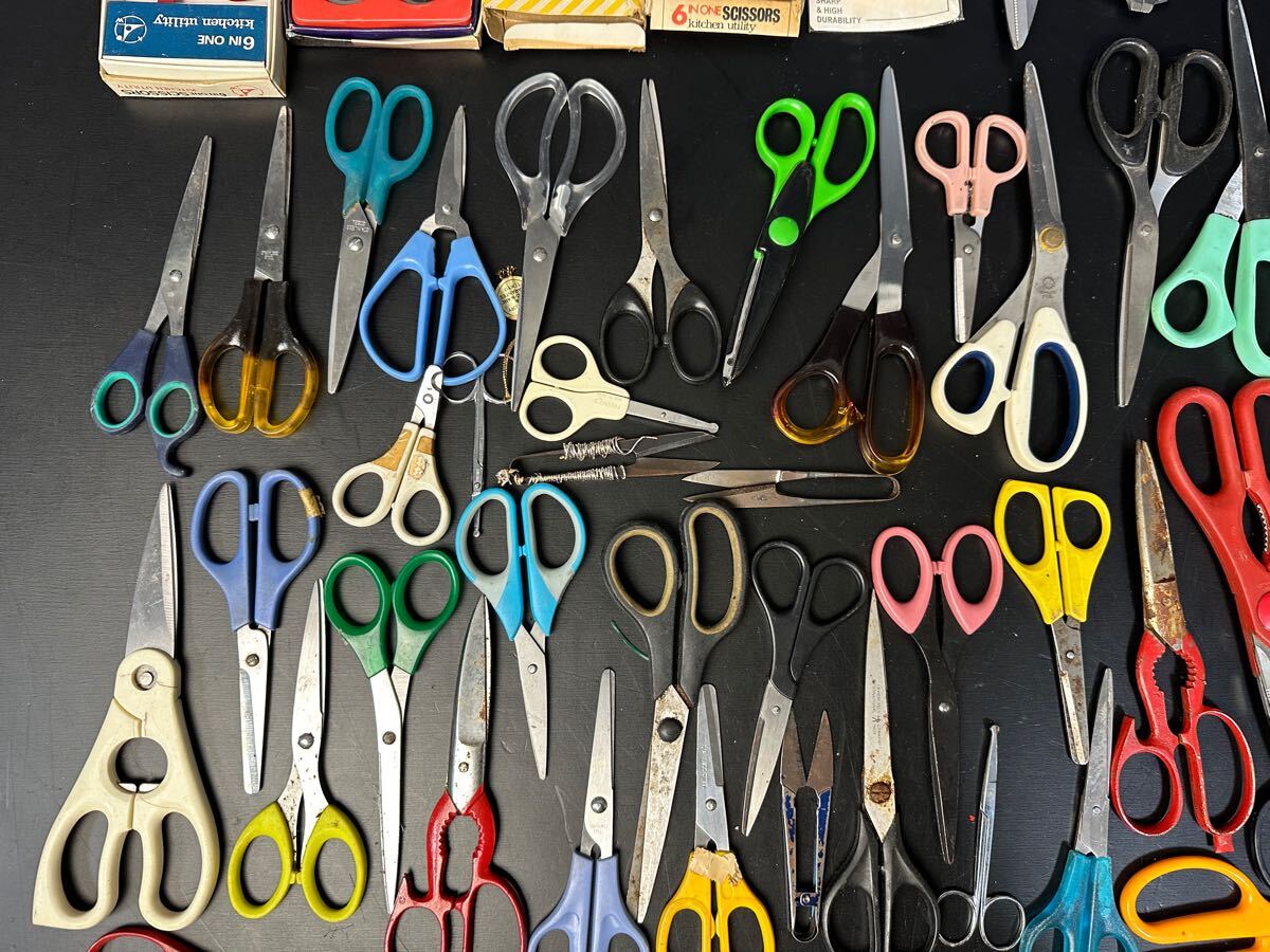 Yahoo!オークション - [B237] 大量 はさみ 色々 まとめて 鋏 ハサミ キ...