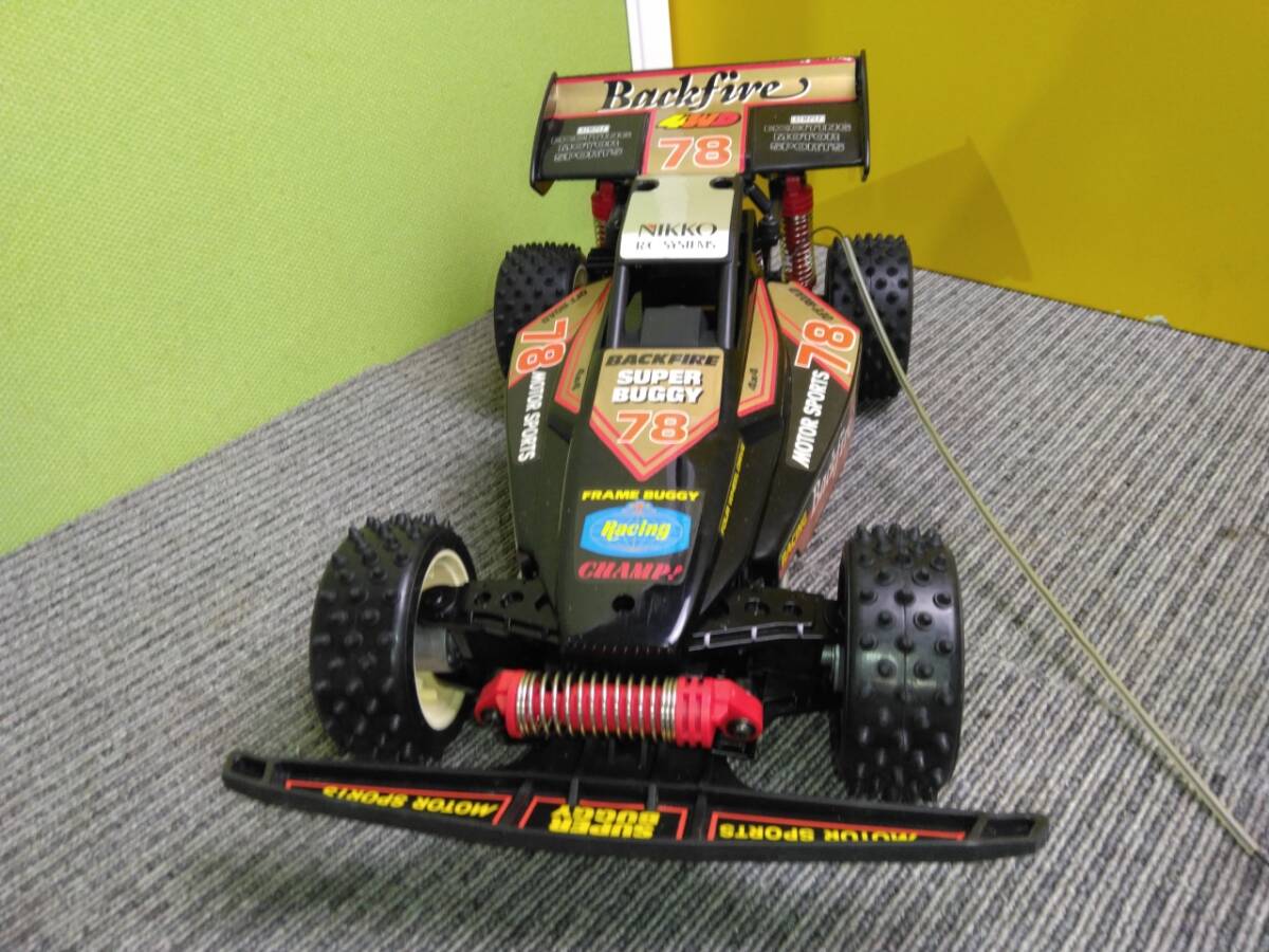 M84 棚33 ジャンク品 NIKKO ニッコー ラジオコントロール フレームバギー バックファイヤー4WD ラジコン 昭和レトロ 11/29(レーシングカー)｜売買されたオークション情報 ...