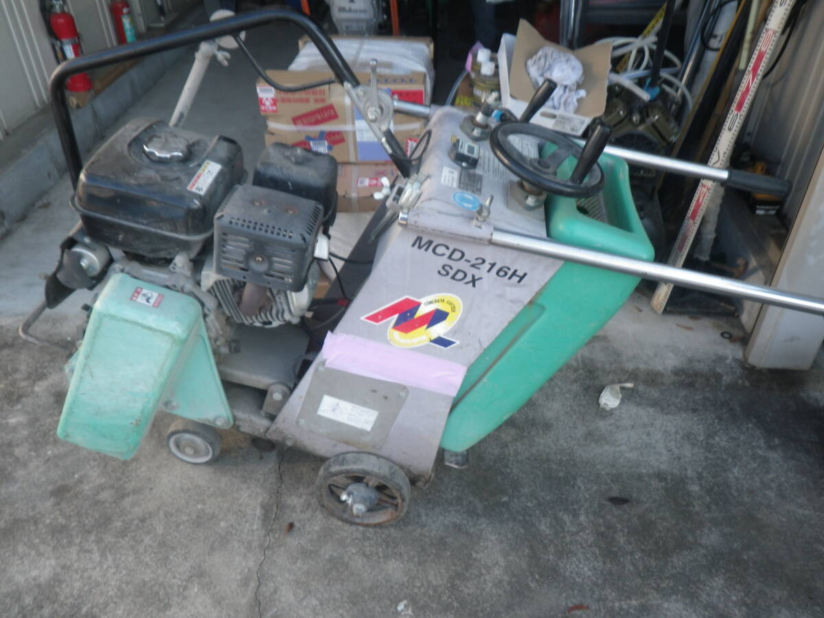 Yahoo!オークション - 三笠産業 コンクリートカッター MCD-216HSDX