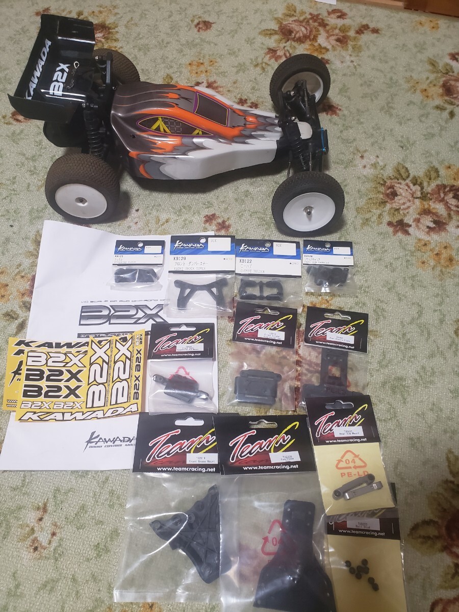 Yahoo!オークション - カワダ B2X リアモーター2WDバギー 中古