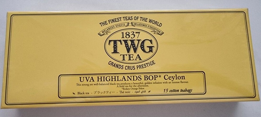 Yahoo!オークション - 【未開封新品】新品未開封 TWG UVA HIGHLANDS BO...