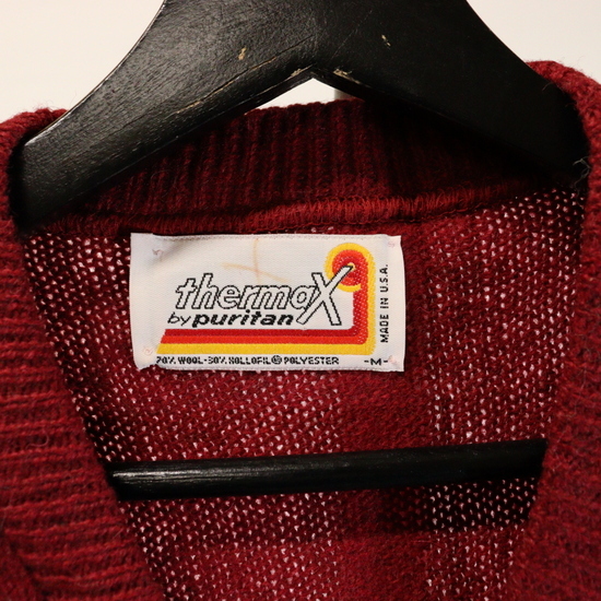 Yahoo!オークション - X34 80sビンテージ Thermax ウールベスト USA製 ...
