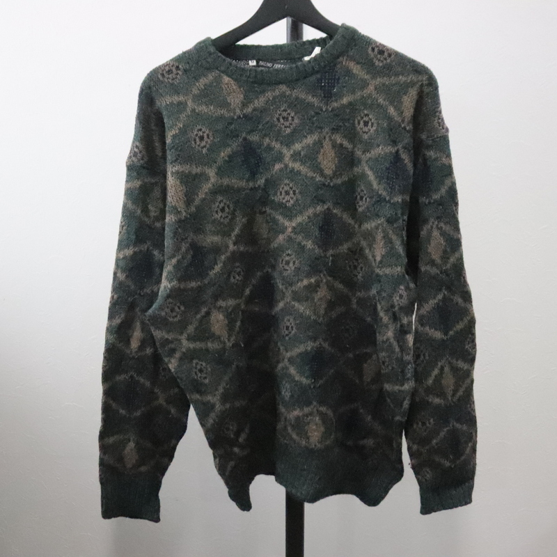 Yahoo!オークション - q165 80sビンテージ BRUNOFERRARI アルパカニッ...