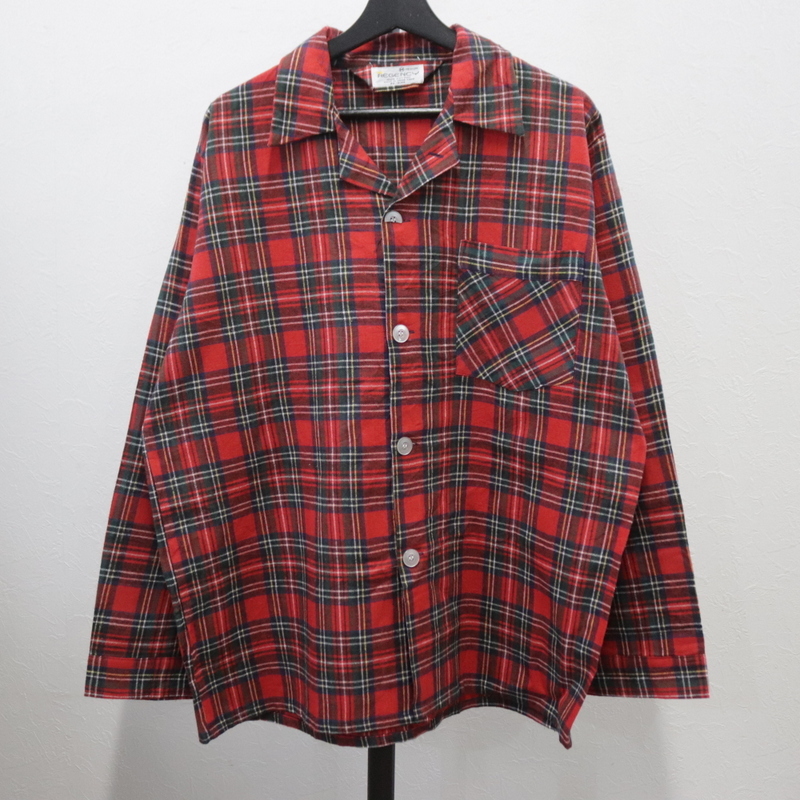 Yahoo!オークション - P835 80sビンテージ REGENCY パジャマシャツ 198...